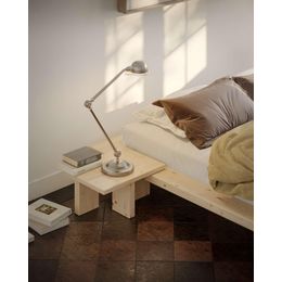 Nachttisch Karup Design "Japan Bett-Tisch, FSC-zertifiziertes Massivholz,made in Europe", braun (carob braun, carob braun, carob braun), B:45cm H:23cm T:34cm, Tische, Nachttisch, Speziell f&uuml;r das Japan-Bett entworfen &ndash; perfekt integriert & passend