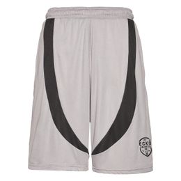 Shorts Ecko Unltd. "Ecko Unltd. Ecko Unltd. Cuts Shorts", Herren, Gr. M, US-Gr&ouml;&szlig;en, grau, schwarz, 100% Polyester, loose fit, Hosen Shorts