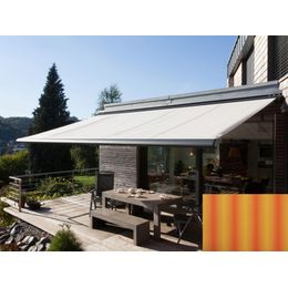 Kassettenmarkise Wismar "Classic S-Compact", gelb (gelb, orange), B:600cm, Polyacryl, Markisen, Breite: 600 cm, Ausfall: 300 cm