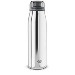 Alfi Isolierflasche ISO Bottle, Edelstahl, Metall, 0,5 L, BPA-frei, doppelwandig, lebensmittelecht, Vakuum, 100% dicht, abnehmbarer Deckel, Schraubverschluss, h&auml;lt warm, kalt, bruchsicher, rostfrei, schadstofffrei, Kaffee & Tee, Kannen, Thermoskannen