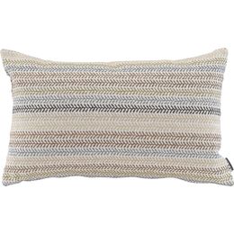 HOCK Dekokissen H.O.C.K. "Ida", bunt (beige, gelbgr&uuml;n, schwarz, gemustert), B:30cm H:10cm L:50cm, Baumwolle, Polyester, Dekokissen_Sitzkissen_Kissenh&uuml;llen, mit filigranem Muster, Kissenh&uuml;lle mit F&uuml;llung, 1 St&uuml;ck