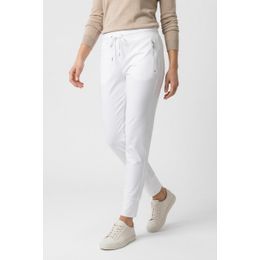 Jogger Pants Sportalm KITZB&Uuml;HEL, Damen, Gr. 40, N-Gr, sanftes wei&szlig;, Web, Obermaterial: 59% Polyamid, 41% Elasthan, clean, unifarben, regular fit, Hosen Jogger Pants, Regular fit mit elastischem Bund