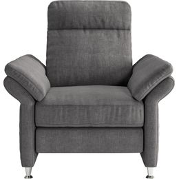 Sessel Home Affaire "Mailand Fernsehsessel", grau, B:98cm H:103cm T:89cm, Struktur ( 100% Polyester), Sessel, Sessel, mit komfortablem Federkern-Sitz, wahlweise mit Move-Funktion