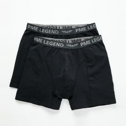 PME-Legend Boxershorts PME LEGEND, Herren, Gr. L, 2 Stk., schwarz, Jersey, Obermaterial: 95% Baumwolle, 5% Elasthan, k&ouml;rpernah, Unterhosen