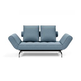 3-Sitzer INNOVATION LIVING &trade; "Ghia Schlafsofa mit Taschenfederkern, Breite 210cm, Tiefe 93cm", blau (hellblau), B:178cm H:83cm T:93cm, Sofas, eine gro&szlig;e Liegefl&auml;che mit geringer Stellfl&auml;che, beidseitig abklappbar