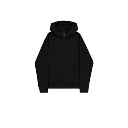 Hoodie Alpha Industries "Coach Hoodie Backprint ", Herren, Gr. M, schwarz, Obermaterial: 80% Baumwolle, 20% Polyester, regular fit, Sweatshirts Hoodie