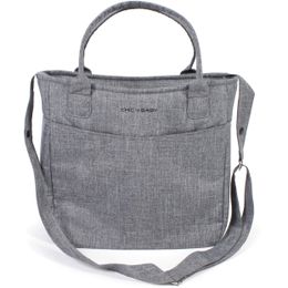 CHIC 4 BABY Wickeltasche CHIC4BABY "Gala, jeans grau", Baby, Gr. B/H/T: 40cm x 35cm x 15cm, grau, Polyester, Taschen