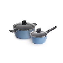 Topf-Set WOLL MADE IN GERMANY "Ecolour", himmelblau, T&ouml;pfe, abnehmbarer Stielgriff
