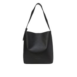 Marc O'Polo Umh&auml;ngetasche MARC O'POLO "mit herausnehmbarer Innenpouch", Damen, Gr. B/H/T: 11cm x 35cm x 10cm, schwarz, Leder, unifarben, Taschen Umh&auml;ngetasche
