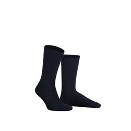 Socken Hudson "RELAX COTTON", Herren, Gr. 45-46, nachtblau, Obermaterial: 97% Baumwolle, 3% Elasthan, normal, Socken Socken, druckfreier Relax-Komfortbund