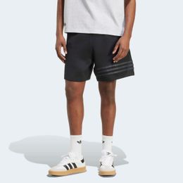 Shorts adidas originals "NEU C SHO", Herren, Gr. L, N-Gr, schwarz (schwarz, carbon), Obermaterial: 53% Baumwolle, 47% Polyester, Hosen Shorts
