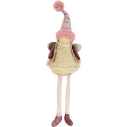 Engelfigur I.GE.A. "Engel", rosa, B:10cm H:40cm, Kunststoff, Polyester, Dekofiguren, Engelfigur, Dekofigur