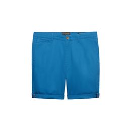 Chinoshorts Superdry "PREMIUM REGULAR CHINO SHORT", Damen, Gr. 32, N-Gr, cali blau, Web, Obermaterial: 98% Baumwolle, 2% Elasthan, unifarben, relaxed fit knielang, Hosen Chinoshorts