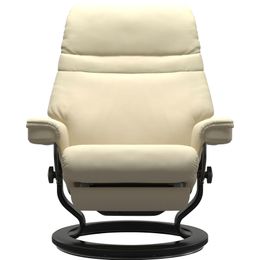 Relaxsessel stressless "Sunrise", beige (vanilla paloma), B:88cm H:103cm T:78cm, Leder BATICK: BATICK ist ein leicht korrigiertes, durchgef&auml;rbtes und genarbtes M&ouml;belleder, bei dem die meisten Unebenheiten und Spuren in der Regel entfernt wurden.;Leder PALOMA: PALOMA ist ein durchgef&auml;rbtes Semianilin-M&ouml;belleder mit nat&uuml;rlicher Narbung.;ROHLEDER Stoff Q2 FARON: Ein fester zuverl&auml;ssiger Boucl&eacute; mit ei