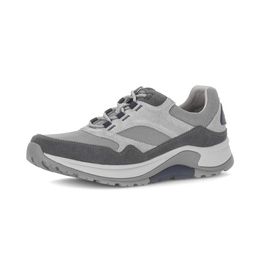 Sneaker Gabor "Sneaker low", Herren, Gr. 42, grau, Schuhe Sneaker