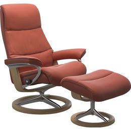 Relaxsessel stressless "View", braun (henna), B:82cm H:109cm T:81cm, Leder BATICK: BATICK ist ein leicht korrigiertes, durchgef&auml;rbtes und genarbtes M&ouml;belleder, bei dem die meisten Unebenheiten und Spuren in der Regel entfernt wurden.;Leder PALOMA: PALOMA ist ein durchgef&auml;rbtes Semianilin-M&ouml;belleder mit nat&uuml;rlicher Narbung.;ROHLEDER Stoff Q2 FARON: Ein fester zuverl&auml;ssiger Boucl&eacute; mit einem struktur