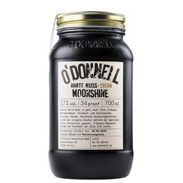 O'Donnell Harte Nuss Cream Moonshine Lik&ouml;r (17 % vol 0,7 Liter)