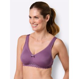 w&auml;schepur w&auml;schepur Damen Komfort-BH ohne B&uuml;gel mit nahtlose Cups, violett, Gr&ouml;&szlig;e 80C