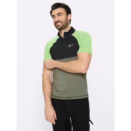 Catamaran Sports Herren Fahrradshirt mit dreigeteilter R&uuml;ckentasche, khaki, Gr&ouml;&szlig;e 44/46