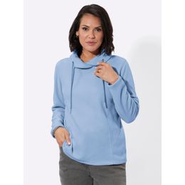 WITT Damen Fleeceshirt mit Antipilling-Ausr&uuml;stung, bleu, Gr&ouml;&szlig;e 36