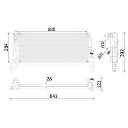 Mahle K&uuml;hler, Motork&uuml;hlung BEHR HELLA SERVICE *** PREMIUM LINE CR 2319 000P f&uuml;r MINI BMW 17118603089 8603089