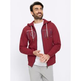 Catamaran Herren Sweatjacke mit Front-Druck, kirsche-bedruckt, Gr&ouml;&szlig;e 44/46