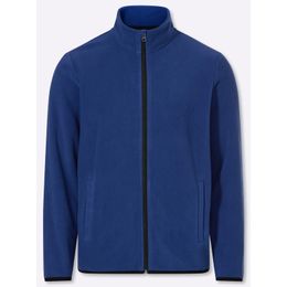Catamaran Herren Fleecejacke, royalblau + schwarz, Gr&ouml;&szlig;e 44/46