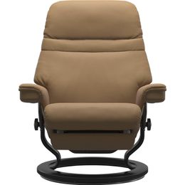 Relaxsessel stressless "Sunrise", braun (taupe paloma), B:79cm H:103cm T:78cm, Leder BATICK: BATICK ist ein leicht korrigiertes, durchgef&auml;rbtes und genarbtes M&ouml;belleder, bei dem die meisten Unebenheiten und Spuren in der Regel entfernt wurden.;Leder PALOMA: PALOMA ist ein durchgef&auml;rbtes Semianilin-M&ouml;belleder mit nat&uuml;rlicher Narbung.;ROHLEDER Stoff Q2 FARON: Ein fester zuverl&auml;ssiger Boucl&eacute; mit eine