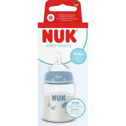 Nuk Babyflasche First Choice blau, von Geburt an, 150 ml