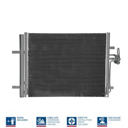 NISSENS Kondensator, Klimaanlage 940044 f&uuml;r LAND ROVER FORD VOLVO 1405365 1453365 1677879
