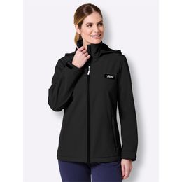 Catamaran Sports Damen Funktionsjacke mit Fleece-Innenseite, schwarz, Gr&ouml;&szlig;e 38