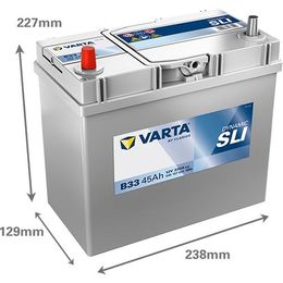 Varta Starterbatterie DYNAMIC SLI 12 V, 45 Ah, 330 A 545157033K262 12V 45Ah 330A f&uuml;r SUZUKI FIAT / LANCIA TOYOTA SUBARU NISSAN HONDA 288005452483 3361