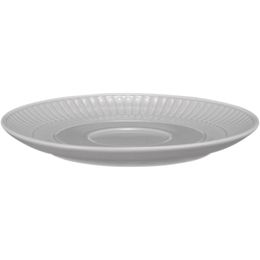 Untertasse Seltmann Weiden "Amina", grau, H:1,9cm &Oslash;:16cm, Porzellan, Speiseteller, Kombinierbare Untertasse f&uuml;r: Kaffeetasse, Teetasse 0,22 l, Becher
