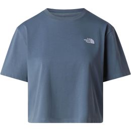 The North Face EVOLUTION SIMPLE DOME T-Shirt Damen - Gr&ouml;&szlig;e L - blau