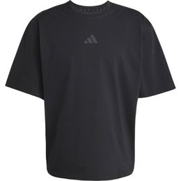 Adidas OVERSIZE Funktionsshirt Herren - Gr&ouml;&szlig;e XL - schwarz