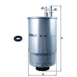 Mahle Kraftstofffilter KL 977D &Oslash;84,7mm 84,7mm f&uuml;r PEUGEOT FIAT CITRO&Euml;N 77367412 77366565 1614157280