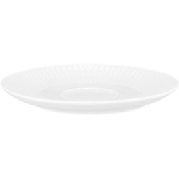 Untertasse Seltmann Weiden "Amina", wei&szlig;, H:1,9cm &Oslash;:16cm, Porzellan, Speiseteller, Kombinierbare Untertasse f&uuml;r: Kaffeetasse, Teetasse 0,22 l, Becher