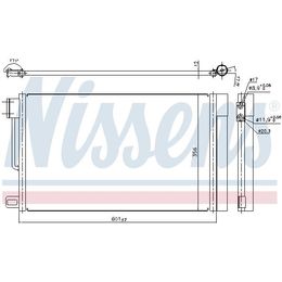 NISSENS Kondensator, Klimaanlage 94973 f&uuml;r ALFA ROMEO PEUGEOT FIAT CITRO&Euml;N VAUXHALL OPEL 6455GA 13310103 1850290