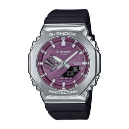 Smartwatch Casio G-SHOCK, schwarz, beere, silberfarben, schwarz, Smartwatches, Herren, Smartwatch, Armbanduhr, Herren,Bluetooth, Solarbetrieb, Flight Log Memory