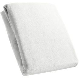Spannbettlaken Kum "Mikrofaser-Fleece Spannbetttuch", grau (hellgrau), L:200cm, Microfaser-Fleece, Obermaterial: 100% Polyester, Bettlaken, Spannbettlaken, bis ca. 25 cm Matratzenh&ouml;he, weich & kuschelig