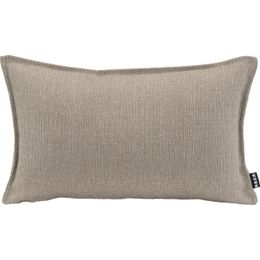 HOCK Dekokissen H.O.C.K. "Mali", grau (taupe, unifarben), B:30cm H:10cm L:50cm, Polyester, Dekokissen_Sitzkissen_Kissenh&uuml;llen, einfarbig, Kissenh&uuml;lle mit F&uuml;llung, 1 St&uuml;ck