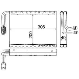 Mahle Verdampfer, Klimaanlage BEHR HELLA SERVICE *** PREMIUM LINE AE 92 000P f&uuml;r MERCEDES-BENZ A2048300258 2048300258