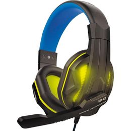 Steelplay Gaming-Headset "HP47", schwarz (schwarz, gelb), Kopfh&ouml;rer