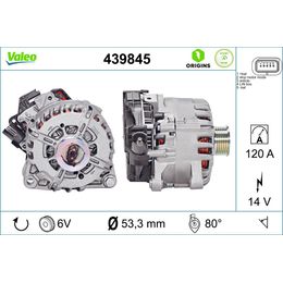 Valeo Generator NEW STOP&START ORIGINAL PART 439845 Startergenerator 14V 180A f&uuml;r PEUGEOT CITRO&Euml;N/PEUGEOT CITRO&Euml;N DS 9674646180 5705NS 9675753780