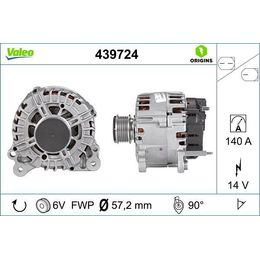 Valeo Generator NEW ORIGINAL PART 439724 14V 140A f&uuml;r SKODA VW SEAT AUDI 04B903023B 3L903024X 3L903023X