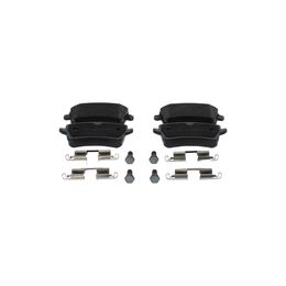 Bosch Bremsbelagsatz, Scheibenbremse 0 986 494 637 hinten rechts links mit Zubeh&ouml;r f&uuml;r SKODA VW SEAT AUDI 8K0698451B 8K0698451 8K0698451A