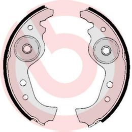 Brembo Bremsensatz, Trommelbremse 1420-52986 hinten f&uuml;r ZASTAVA SEAT FIAT LANCIA AUTOBIANCHI VOLVO INNOCENTI 57201114 XE028165299B 46448407