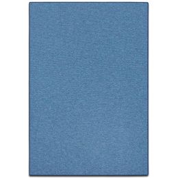 Teppich OTTO HOME "Blackburn", blau (hellblau), B:67cm H:4mm L:250cm, Kunstfaser, Teppiche, Teppich