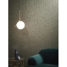 Vliestapete marburg, gr&uuml;n, B:0,7m L:10,05m, Vlies, Tapeten, moderne Tapete f&uuml;r Wohnzimmer Schlafzimmer K&uuml;che