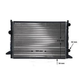 Mahle K&uuml;hler, Motork&uuml;hlung CR 508 000S f&uuml;r VW CUPRA AUDI 3A0121253AA